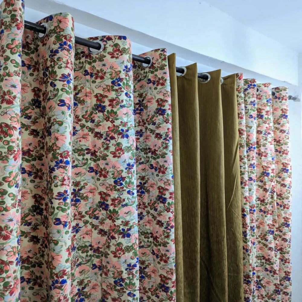 Boho Medallion Cotton Duck Panels