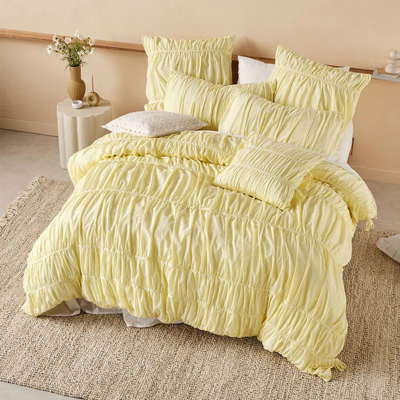Layla Ruffle Quilt Cover Set