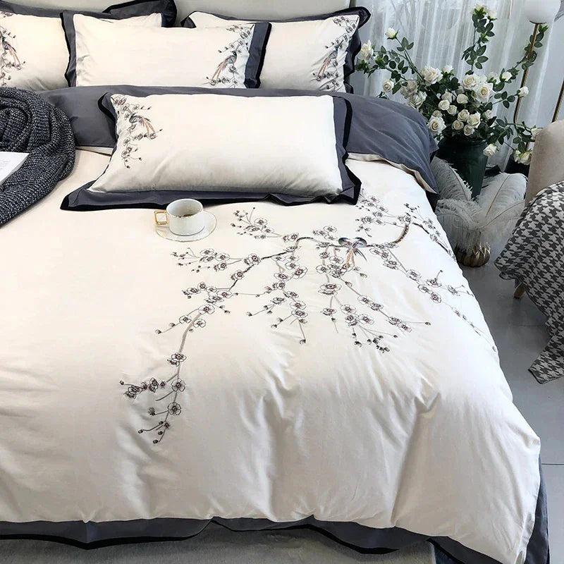 Myriad Embroidery Duvet Set