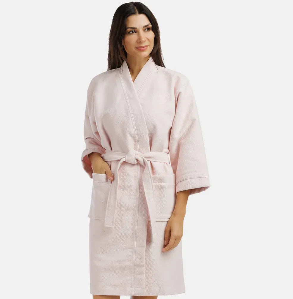 Spa Robe with Quilted Design Bath Robe